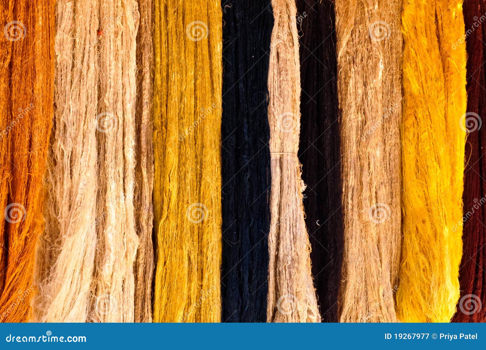 Strands of Natural Wool stock image. Image of pattern - 19267977