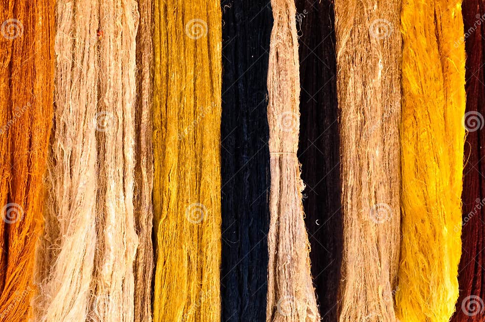 Strands of Natural Wool stock image. Image of pattern - 19267977