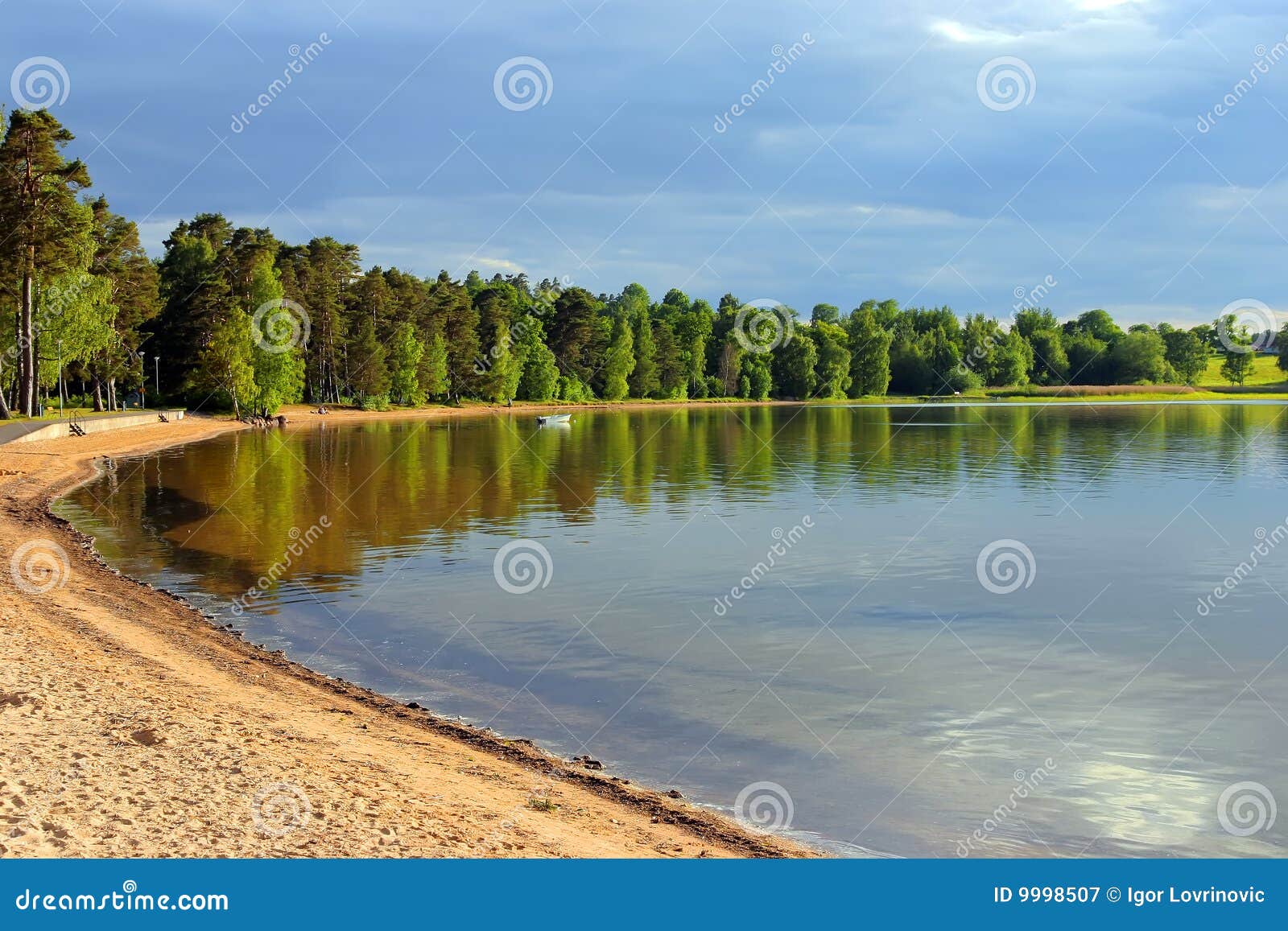 Strandsand sweden fotografering för bildbyråer. Bild av plats - 9998507