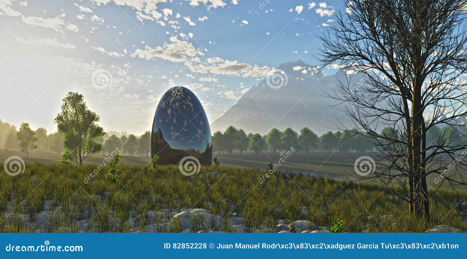 Strange Alien Ship Royalty-Free Stock Image | CartoonDealer.com #82852228