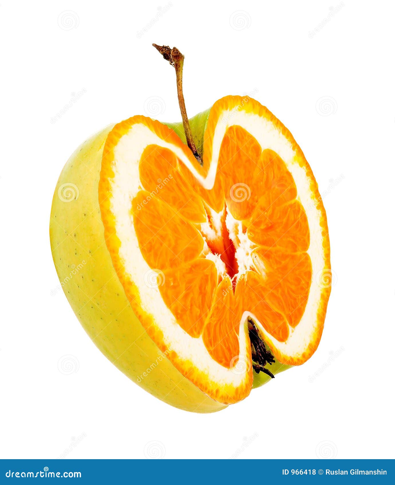 Strange apple stock photo. Image of nutrition, exotic, isolated - 966418