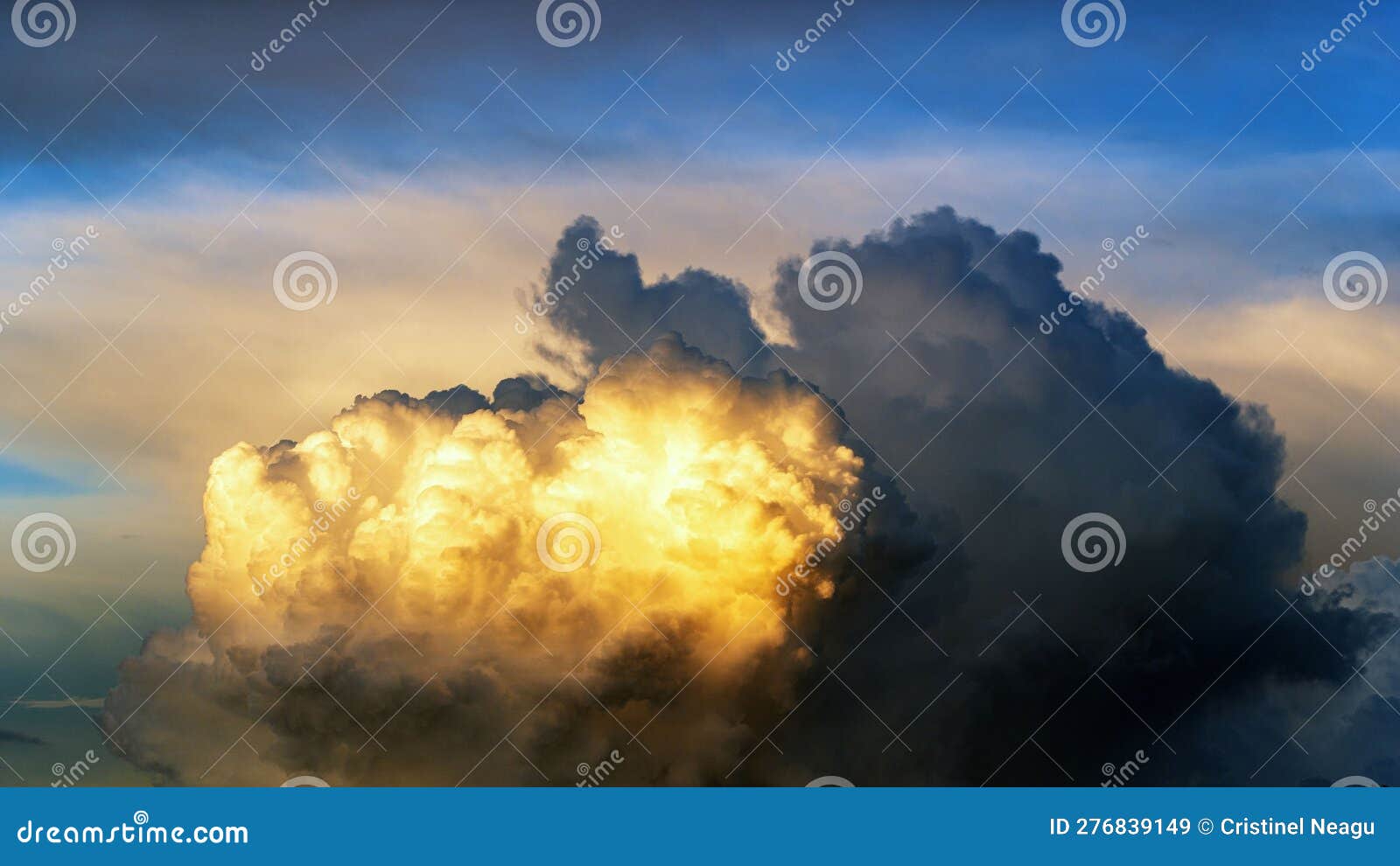 Strange Atmosphere at Sunset Stock Image - Image of create, sunlight ...
