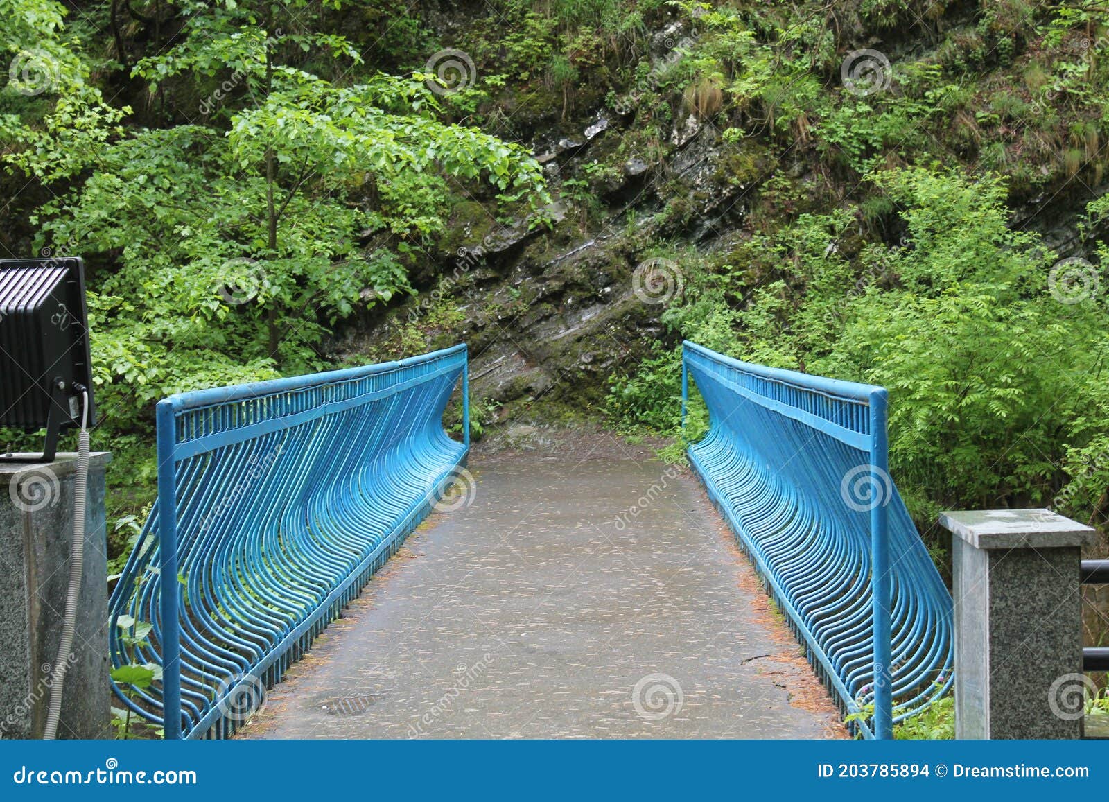 Uphill bridge stock photo. Image of uphill, bridge, waterway - 203785894