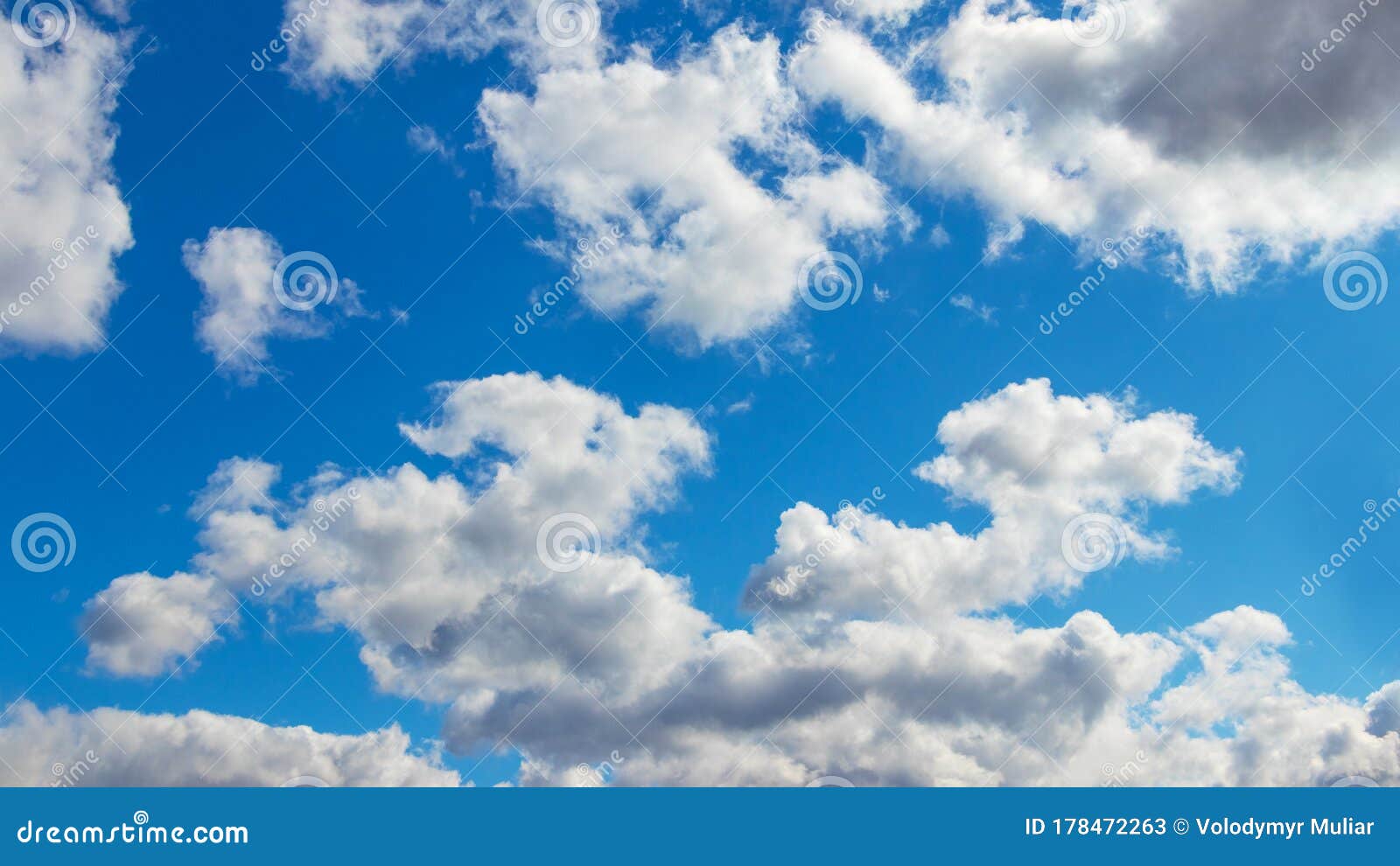 Strange Bizarre Clouds in the Blue Sky Stock Image - Image of bizarre ...