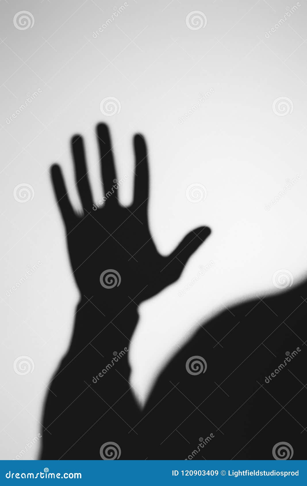 Strange Blurry Shadow of Human Stock Image - Image of frightening ...