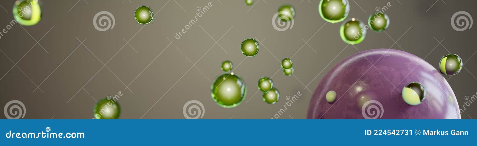 Strange Bubbles Background Banner Stock Illustration - Illustration of ...