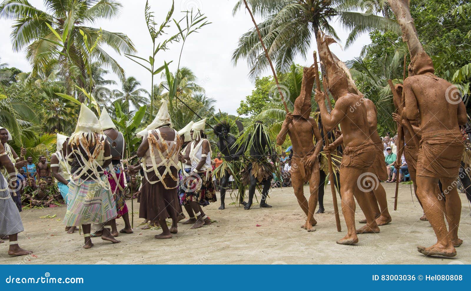Mud People Dance Ceremony, Solomon Islands Editorial Photo - Image of ...