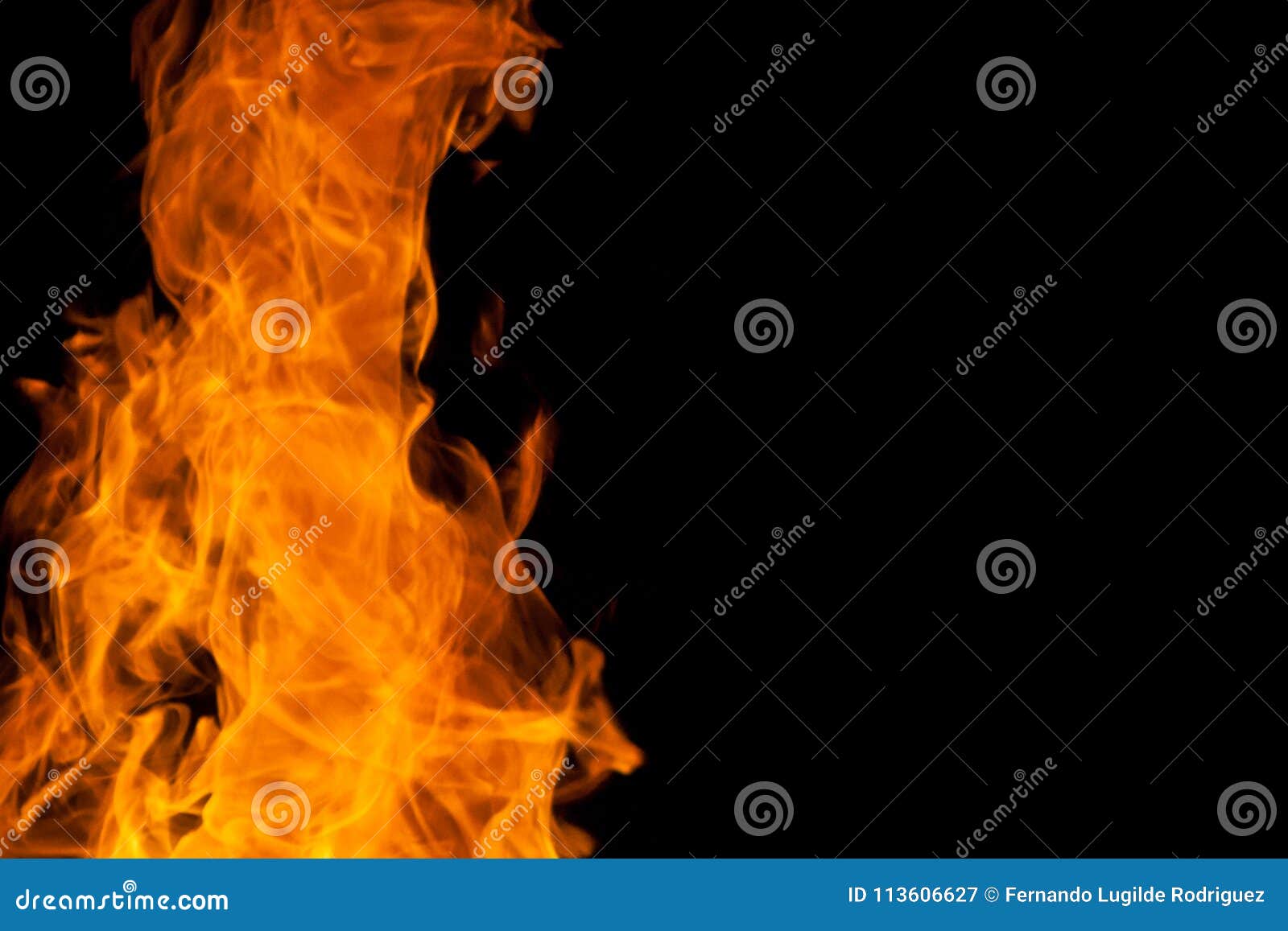 Strange fire stock image. Image of road, extension, attractive - 113606627