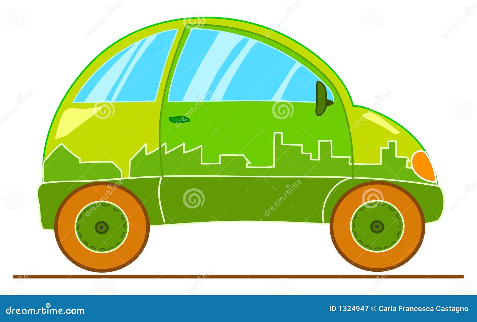 Strange Funny Land Rover Vector | CartoonDealer.com #1325037