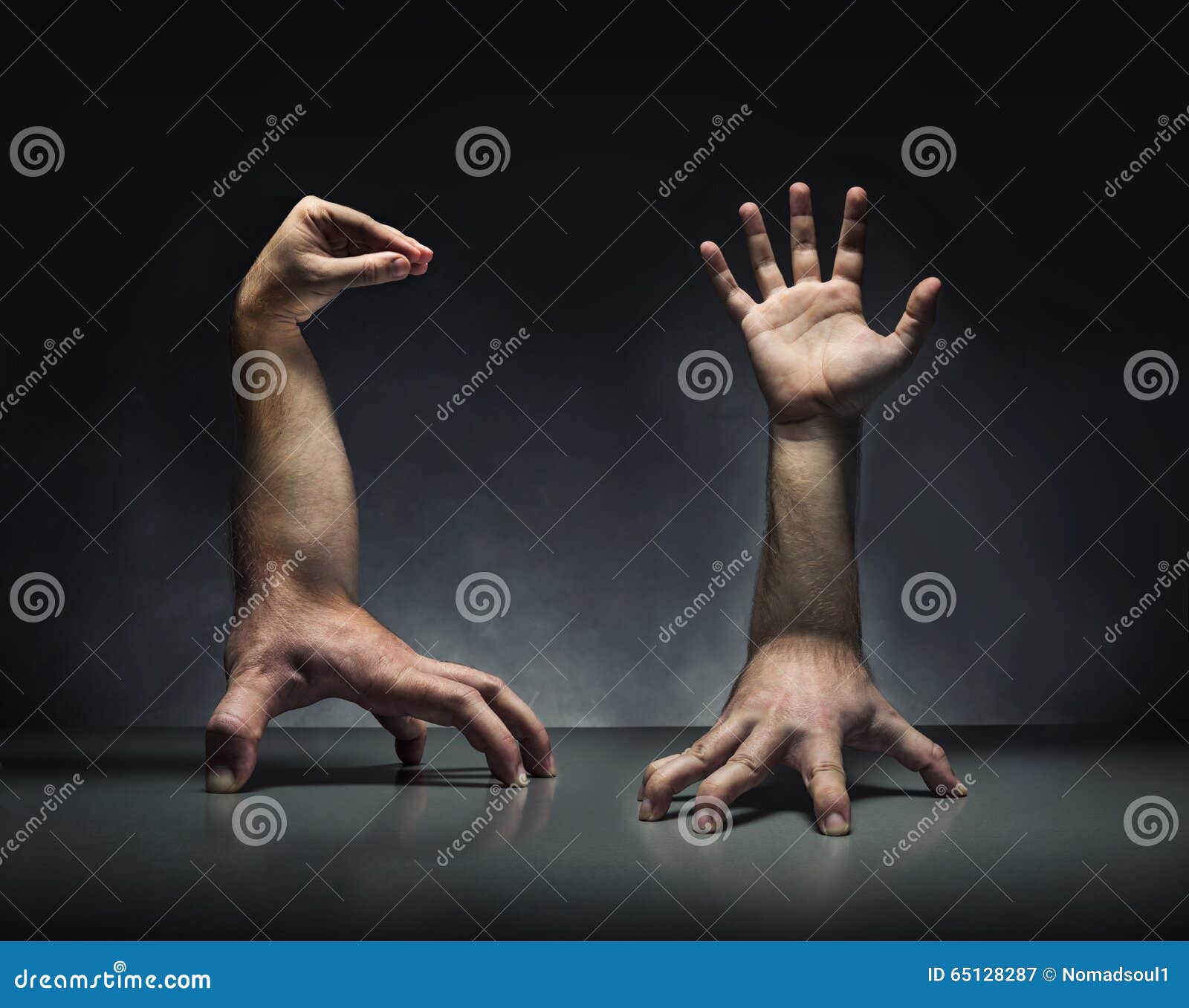 Strange human hands stock image. Image of shock, gesture - 65128287