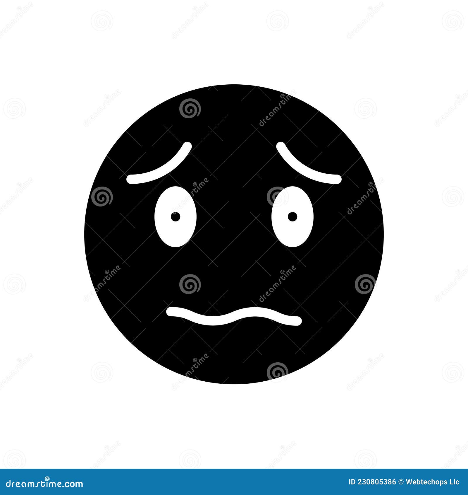 Black Solid Icon for Strange, Comical and Wacky Stock Vector ...