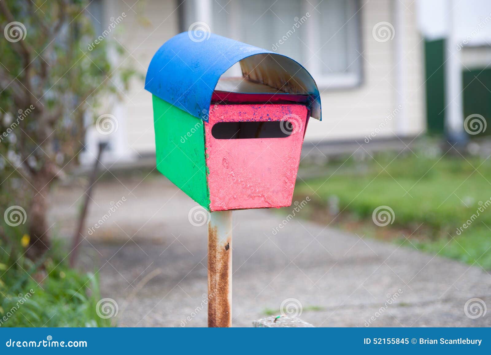 Strange letterbox. stock image. Image of communication - 52155845