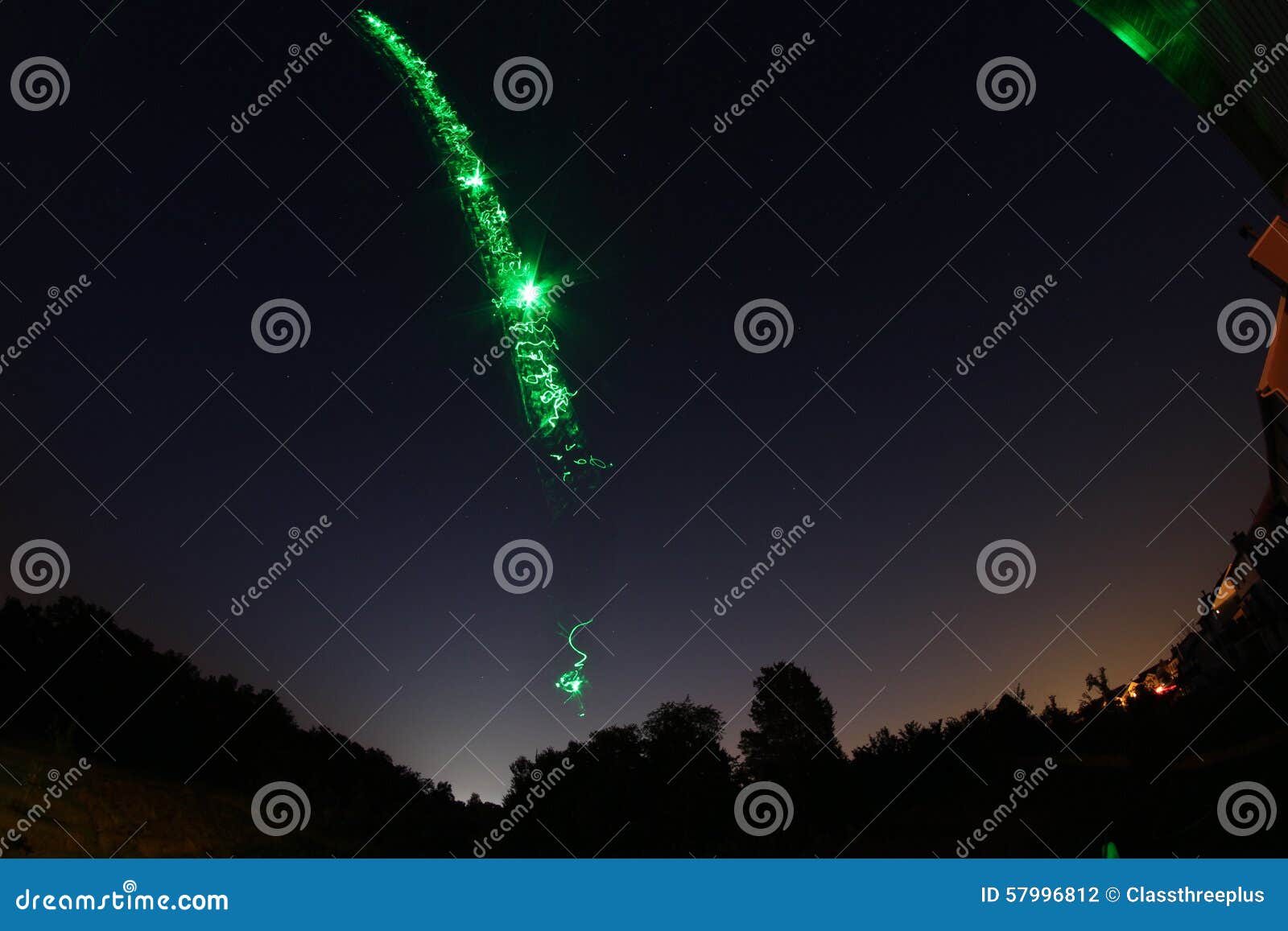 Strange Lights in the Sky4 stock photo. Image of exposure - 57996812