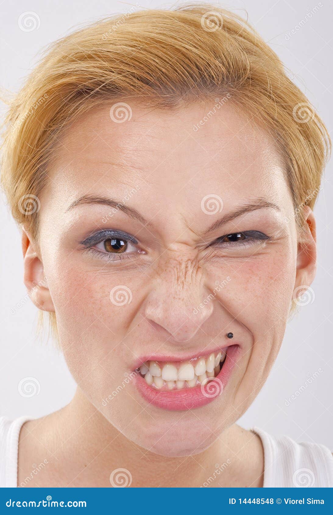 Strange look stock photo. Image of beauty, vertical, strange - 14448548