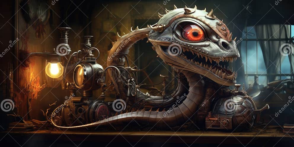 A Strange Looking Creature Sitting on Top of a Table. Generative AI ...