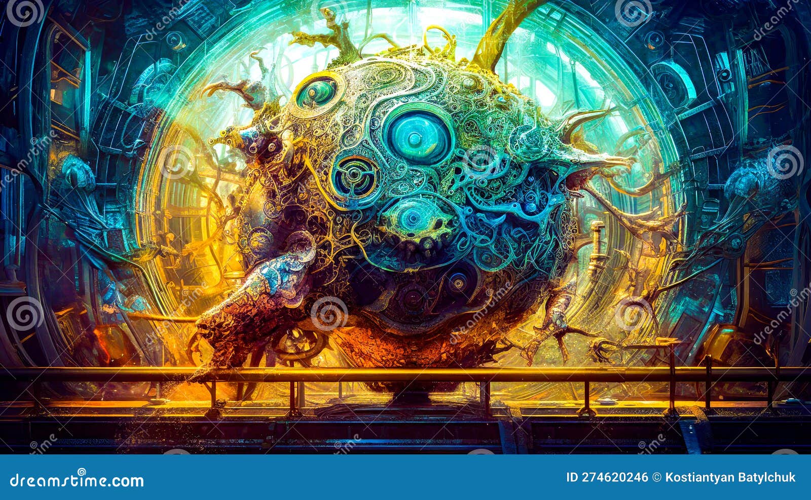 Strange Looking Object in the Middle of Room with Lots of Lights ...