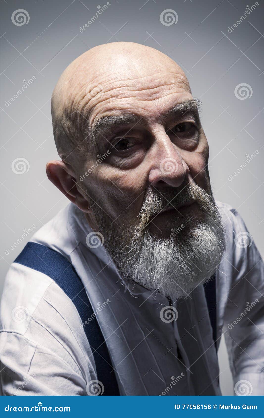 Strange Looking Older Man Portrait Stock Photo - Image of alone, elder ...