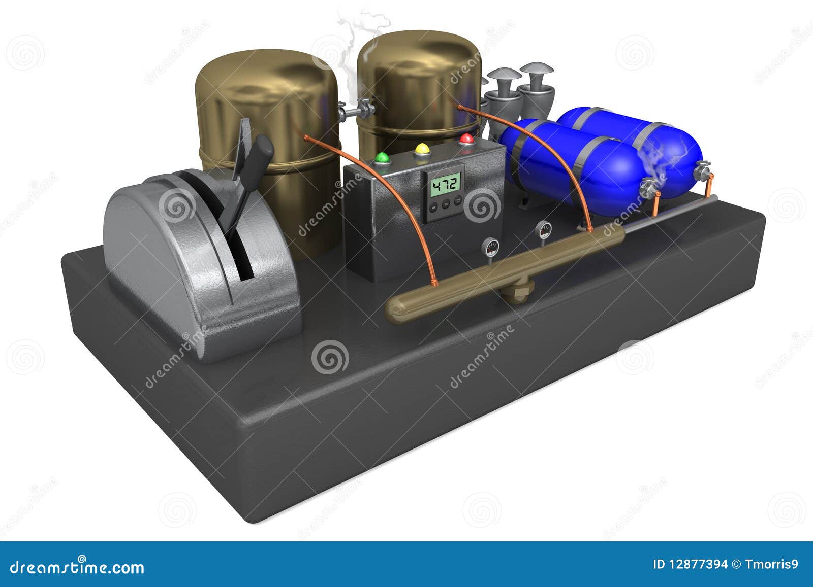 Strange Machine stock illustration. Illustration of abstract - 12877394