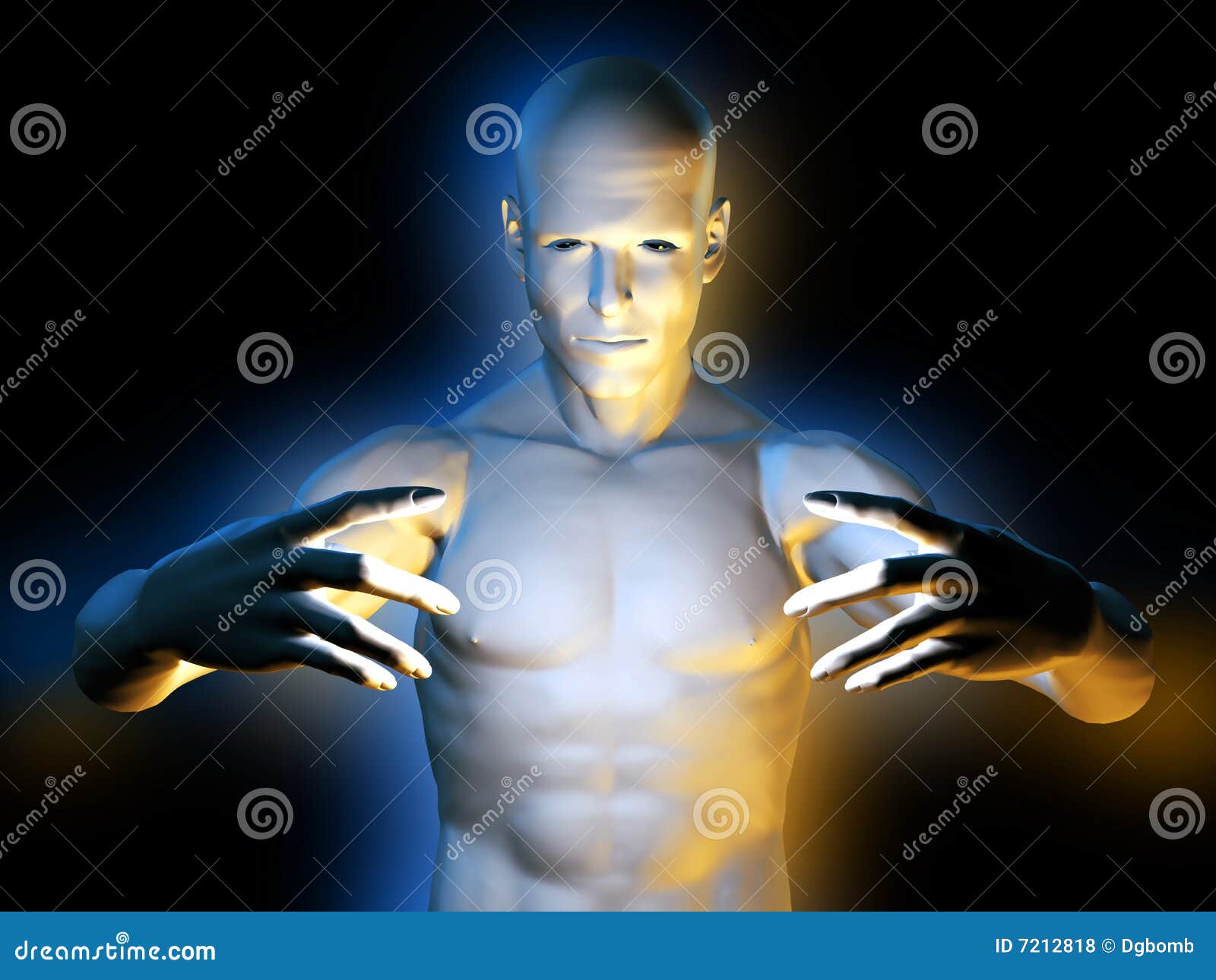 Strange magic man stock illustration. Illustration of figure - 7212818