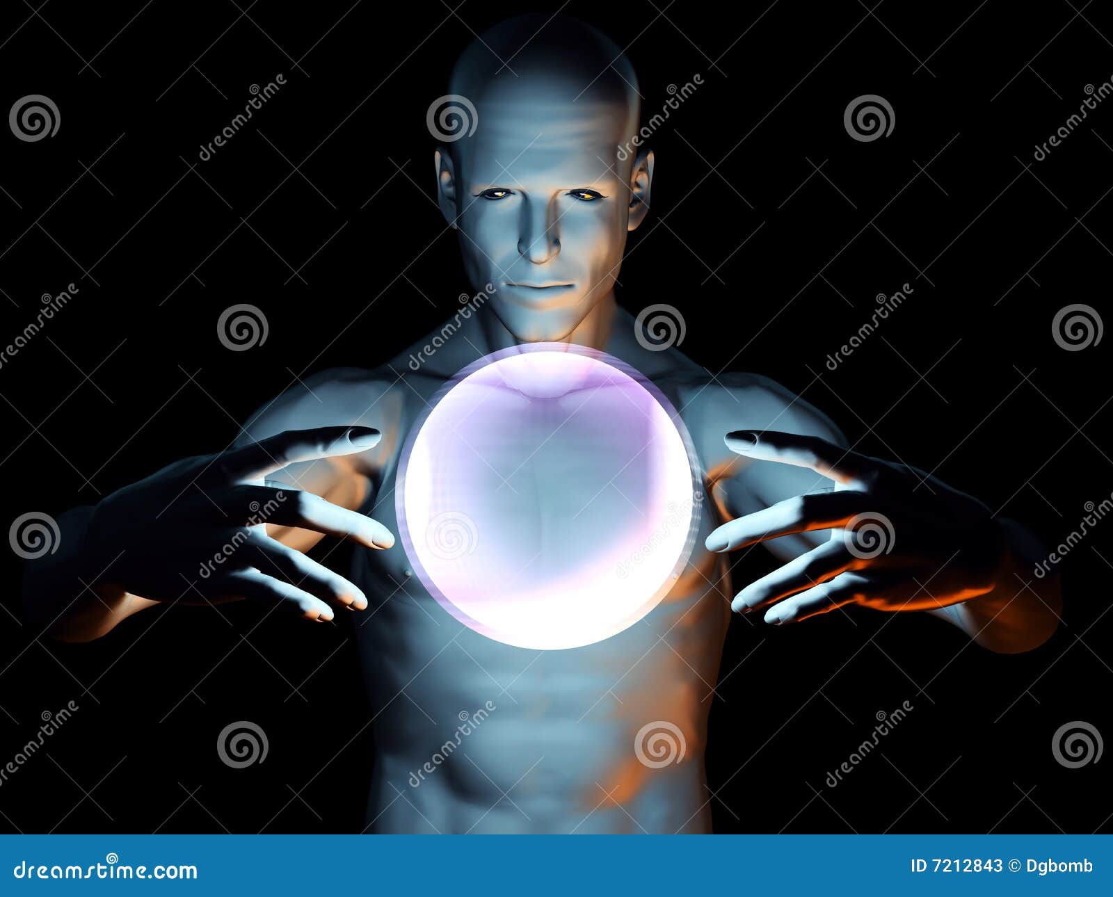 Strange magic man stock illustration. Illustration of bright - 7212843
