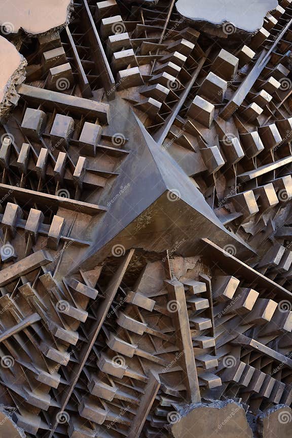 Strange metal structure stock photo. Image of fractal - 41220848