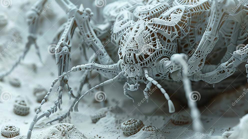 71 Strange Microscopic View of Alien Bug Creature Anatomy Macro 3D ...