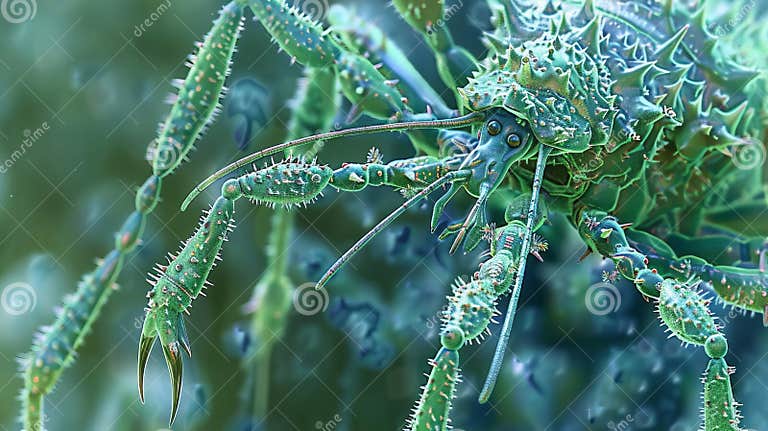 71 Strange Microscopic View of Alien Bug Creature Anatomy Macro 3D ...