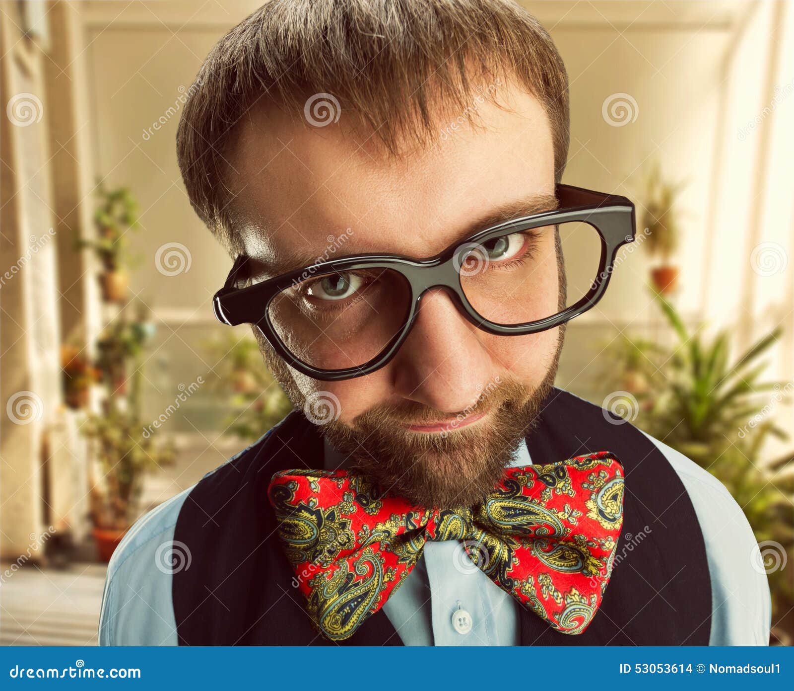 Strange nerd stock photo. Image of geek, expression, mustache - 53053614