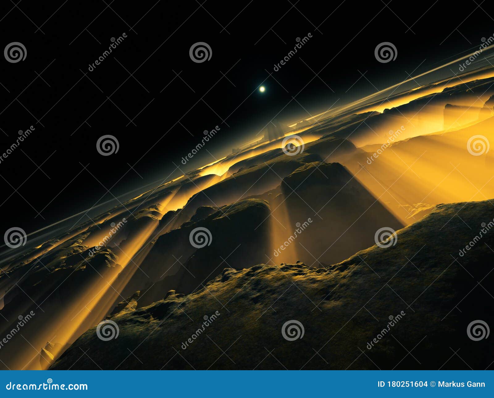 The Strange Orange. Abstract Reinterpretation Of An Orange Stock Image ...