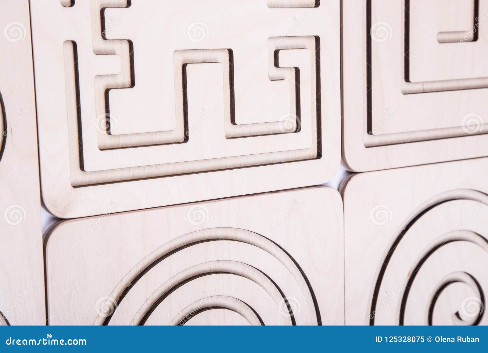 Strange Patterns on the Tree Stock Image - Image of rustic, decor ...