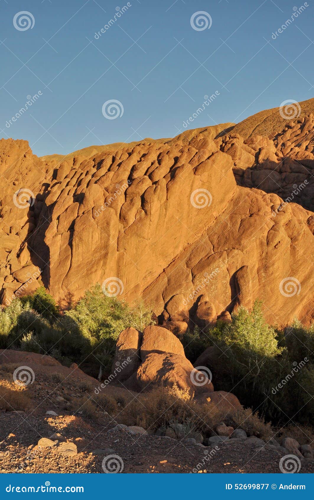 Strange Rock Formations in Dades Gorge Stock Image - Image of mountain ...