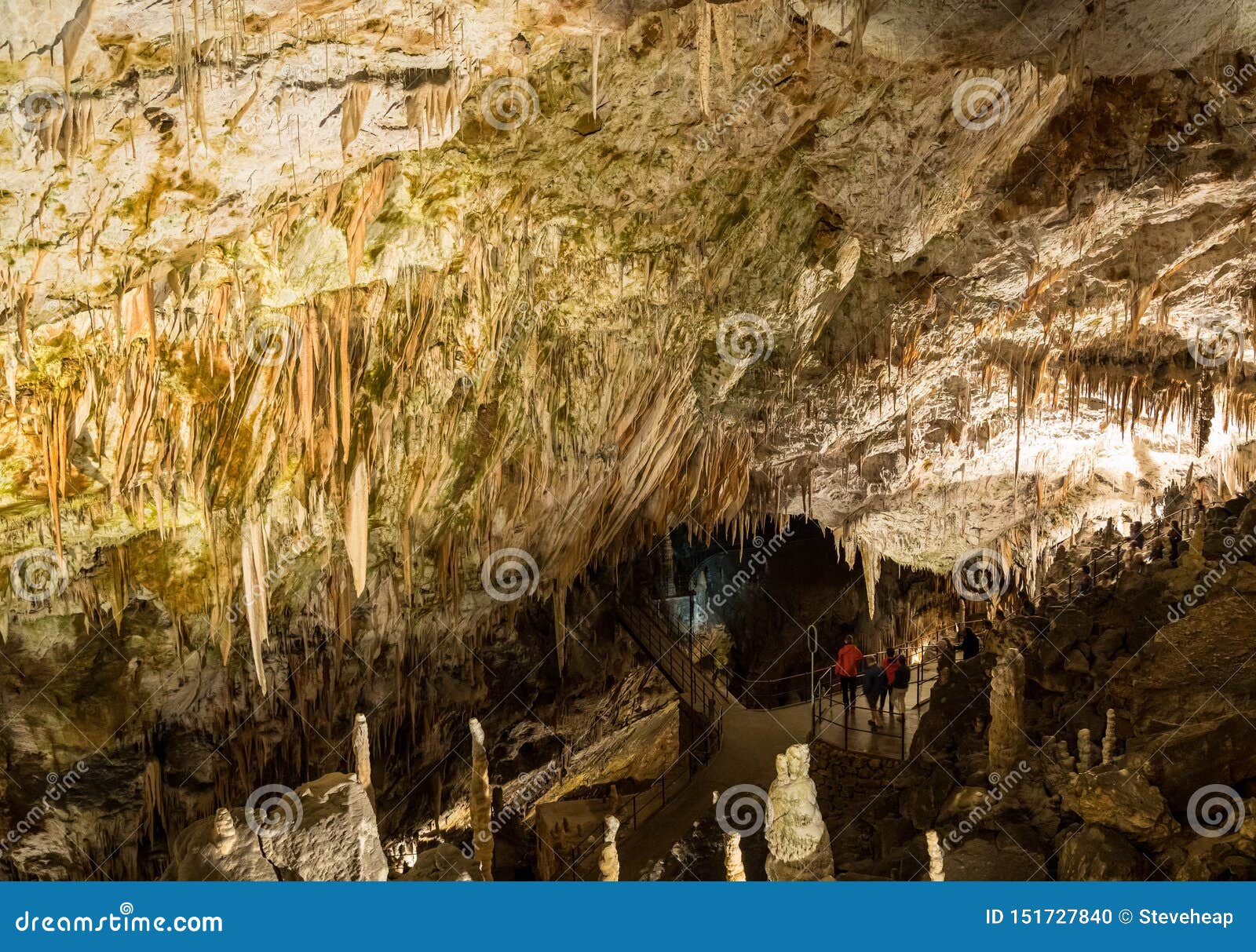 Strange Rock Formations Underground in Cave System Editorial Image ...