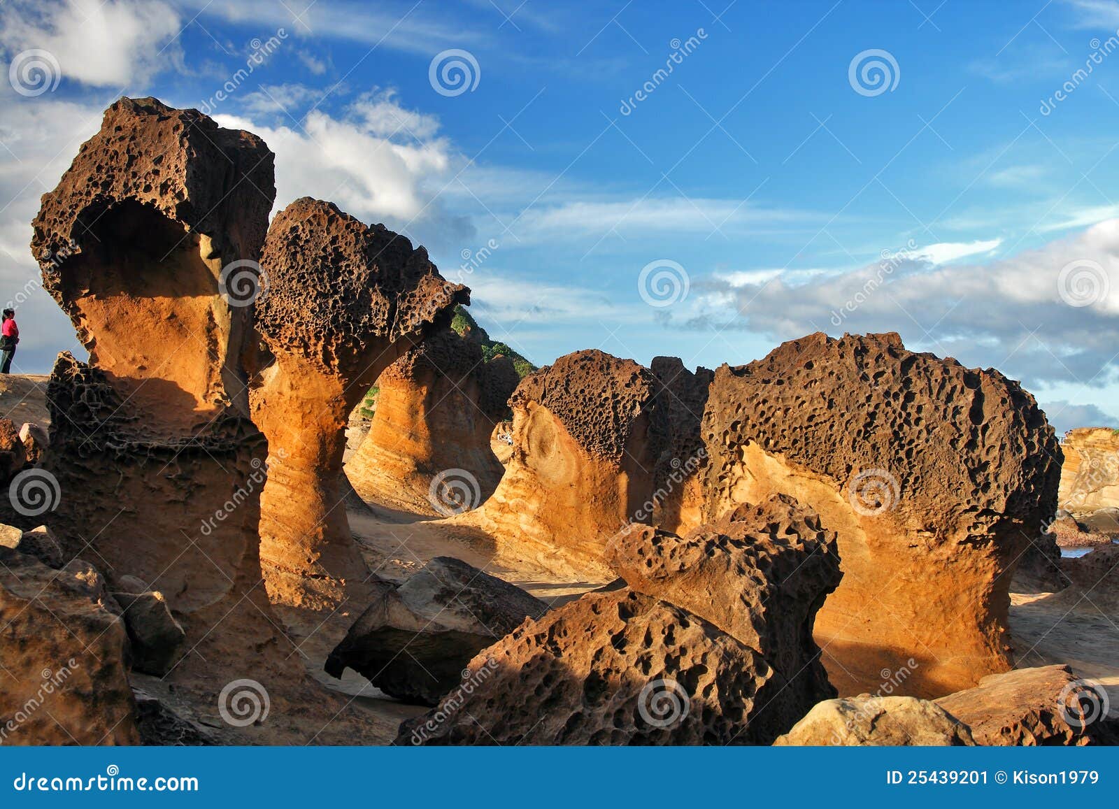 Strange rocks stock image. Image of sand, erosion, blue - 25439201