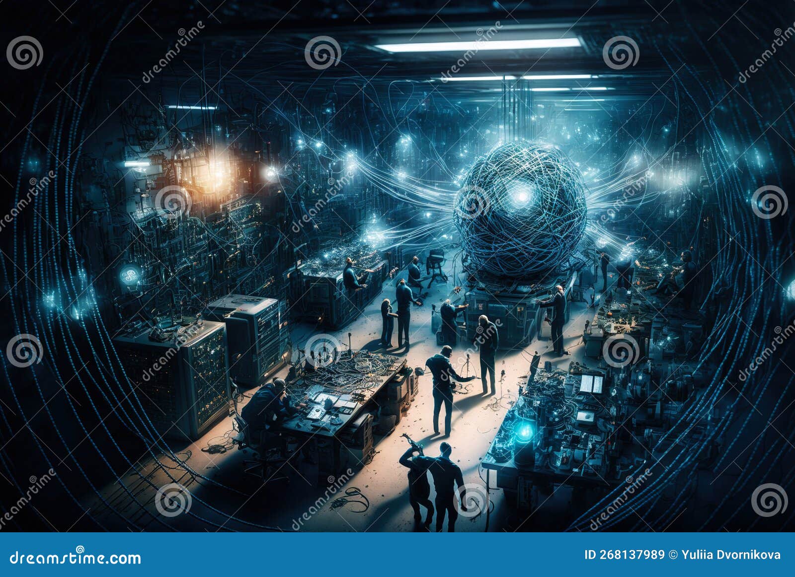 Strange Science Experiment Concept. Physics on the Edge of Science ...