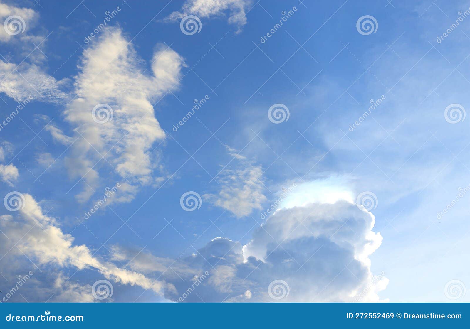 Strange shaped clouds. 2 stock image. Image of cloudy - 272552469