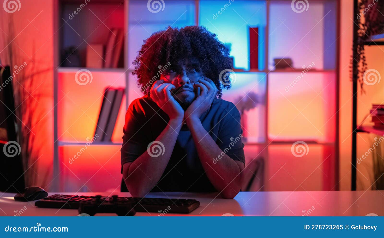 Strange Situation Puzzled Man Face Expression Stock Image - Image of ...