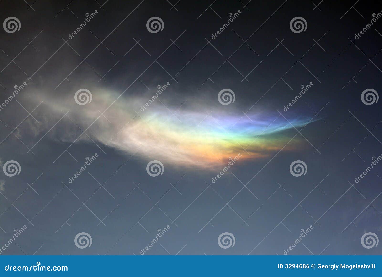 Strange sky stock photo. Image of strange, cloud, rainbow - 3294686