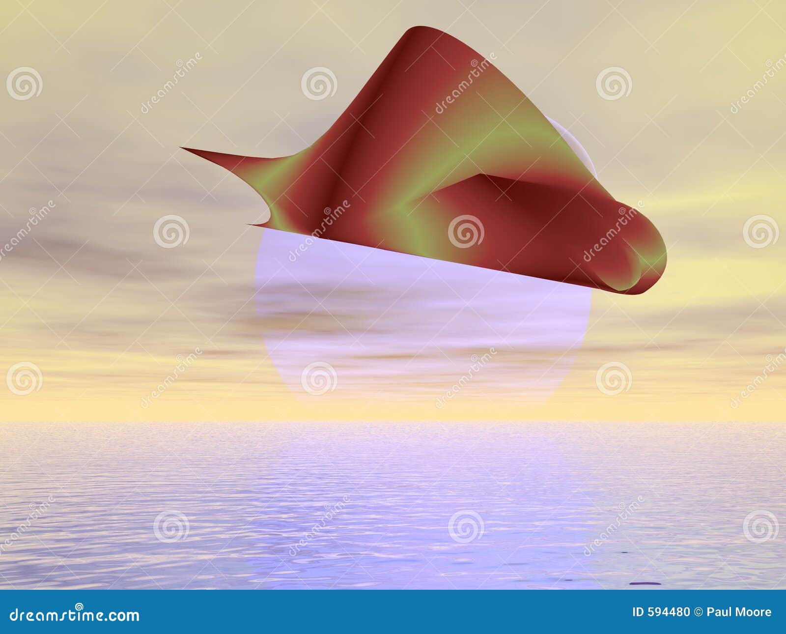 Strange Spaceship stock illustration. Illustration of close - 594480
