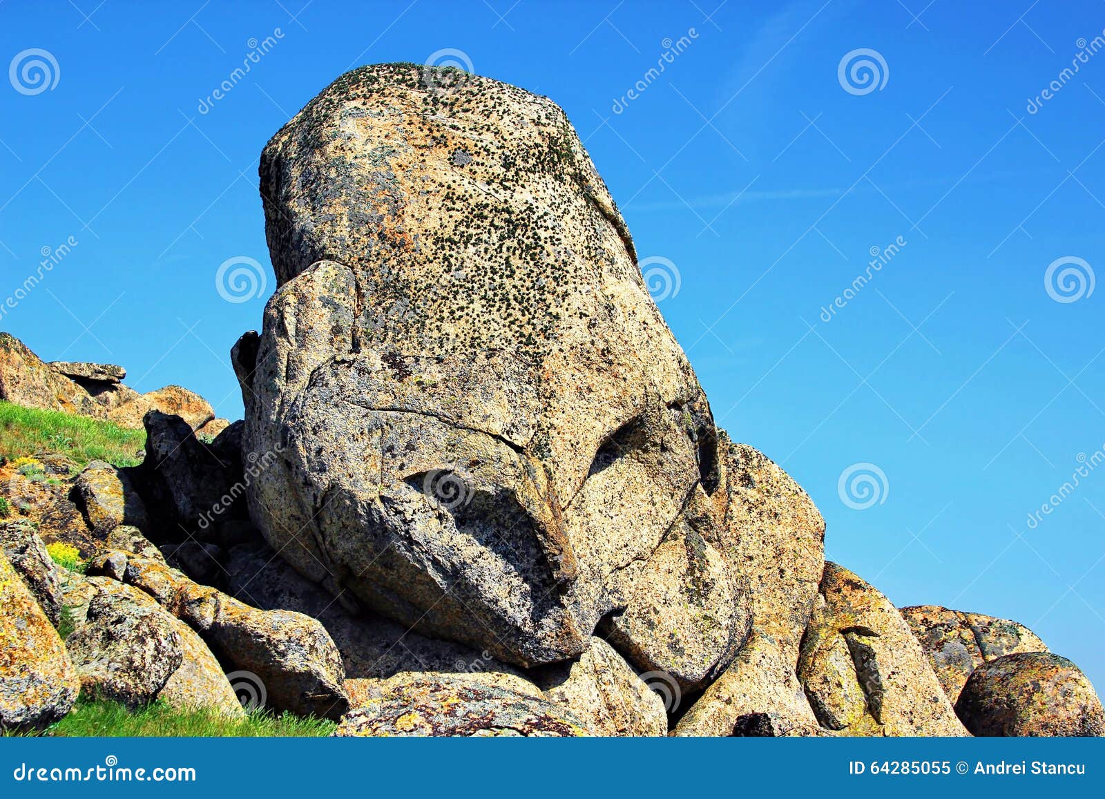 Strange stone formation stock image. Image of landmark - 64285055