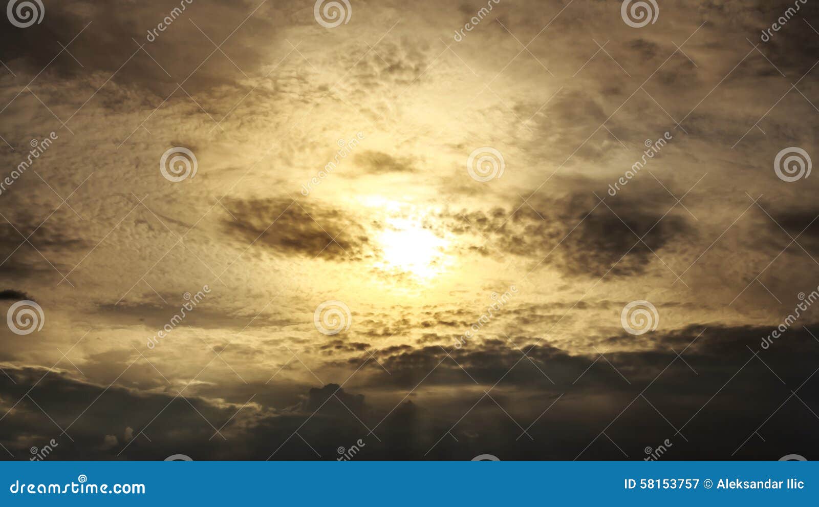 Strange Sun Beyond the Clouds Stock Image - Image of photooftheday ...