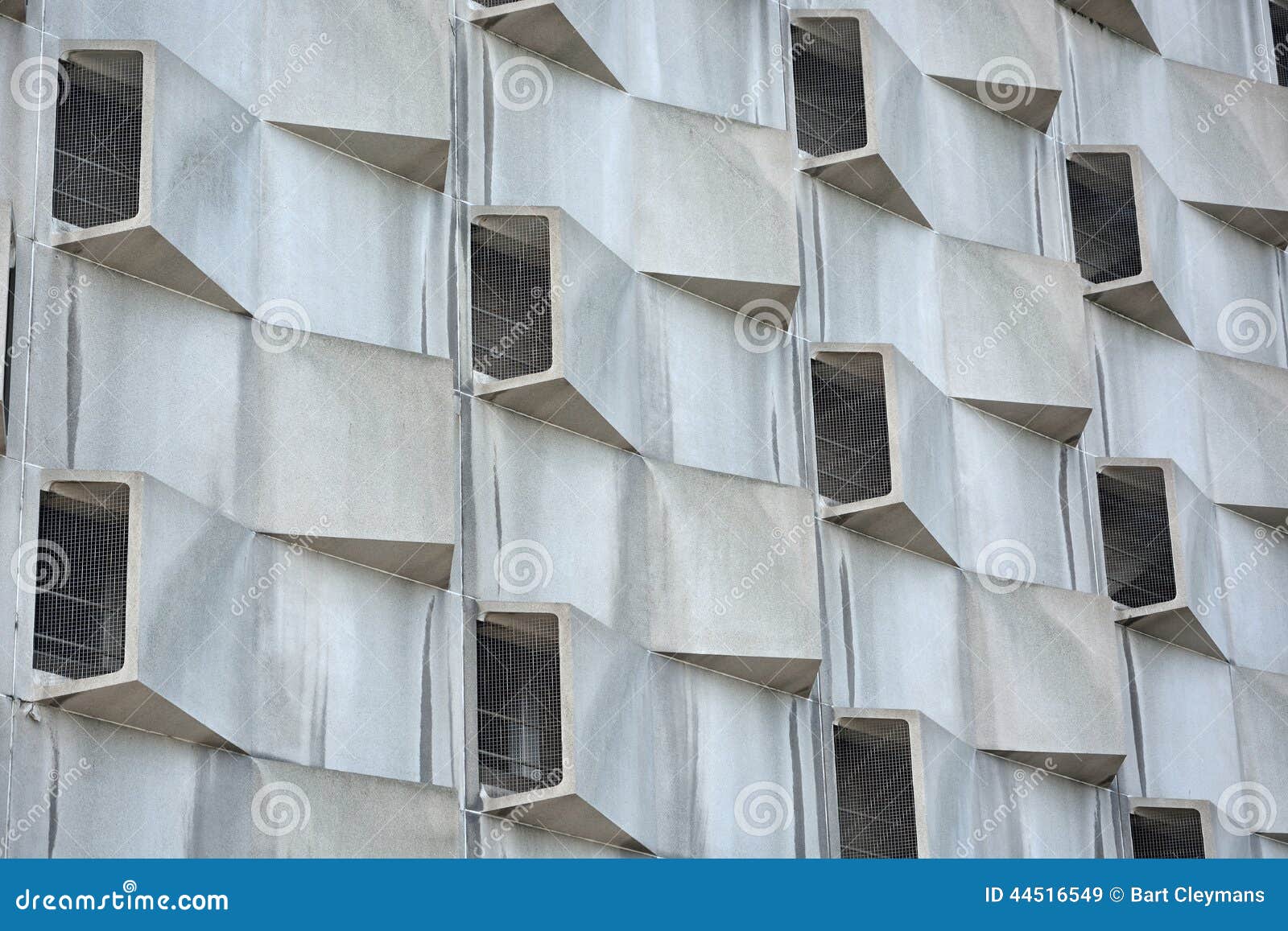 Strange Windows on a Modern Building Stock Image - Image of outdoors ...
