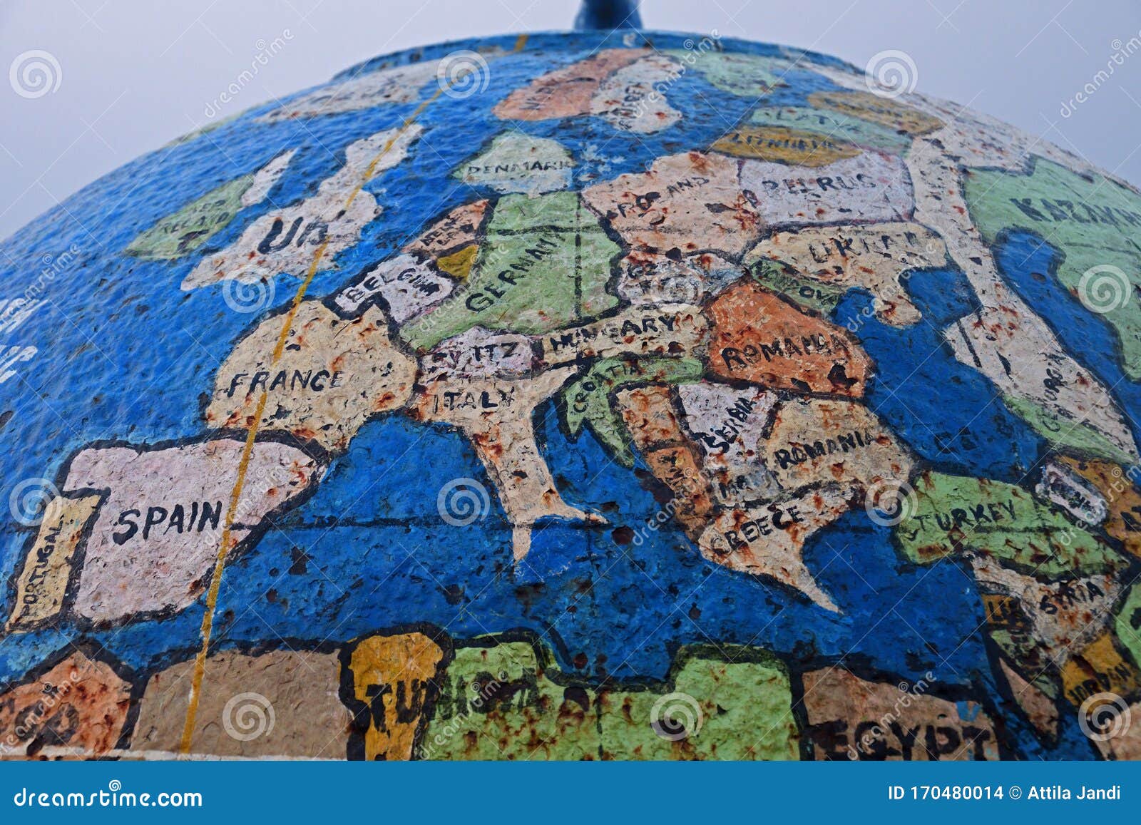 Strange world map, Uganda stock photo. Image of countryside - 170480014