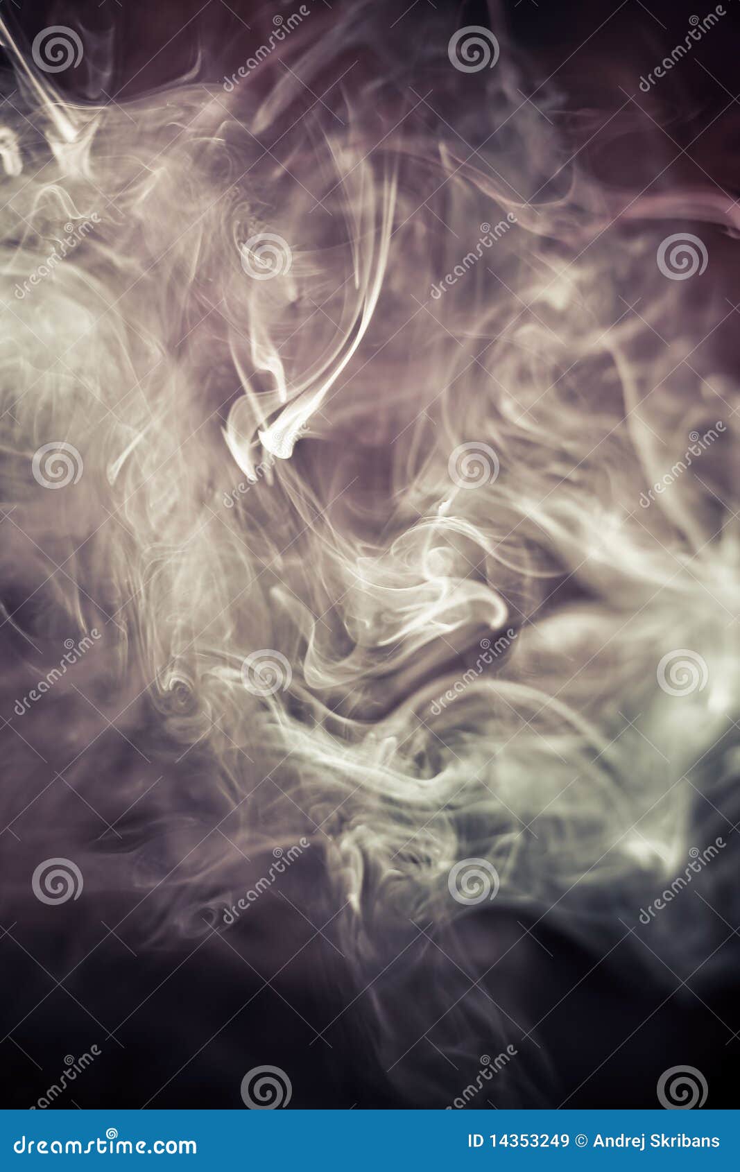 Strangely Shaped Puff of Smoke Stock Image - Image of black, effects ...