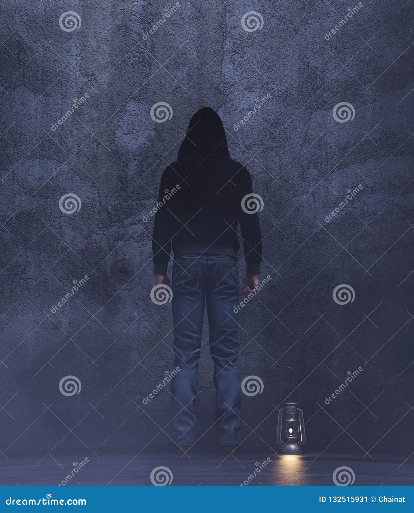 A stranger in a dark room stock image. Image of burglar - 132515931