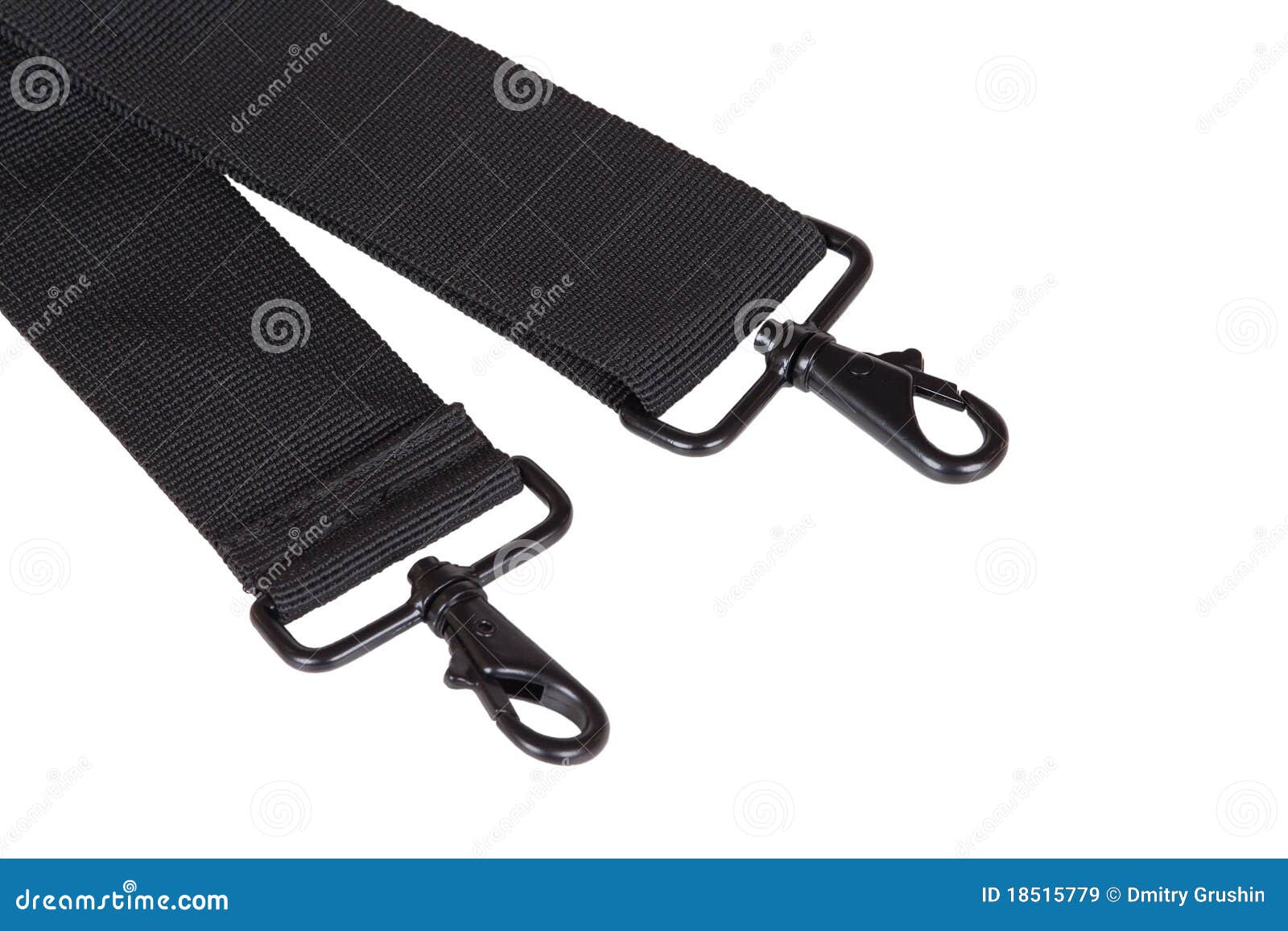 Strap with locks stock image. Image of carabiner, closeup - 18515779
