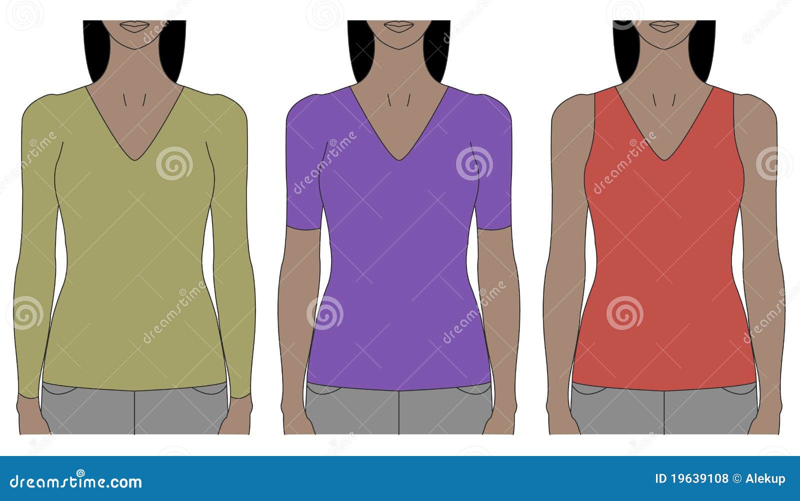Strap tank top template stock vector. Illustration of cotton - 19639108