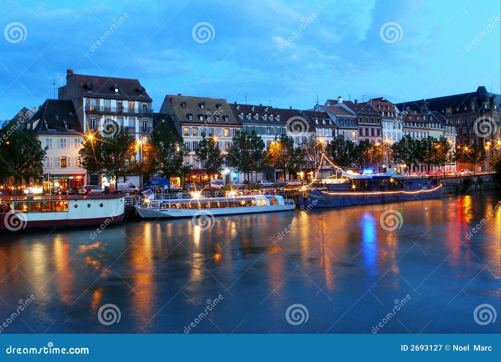 Strasbourg stock image. Image of visit, light, quay, alsace - 2693127