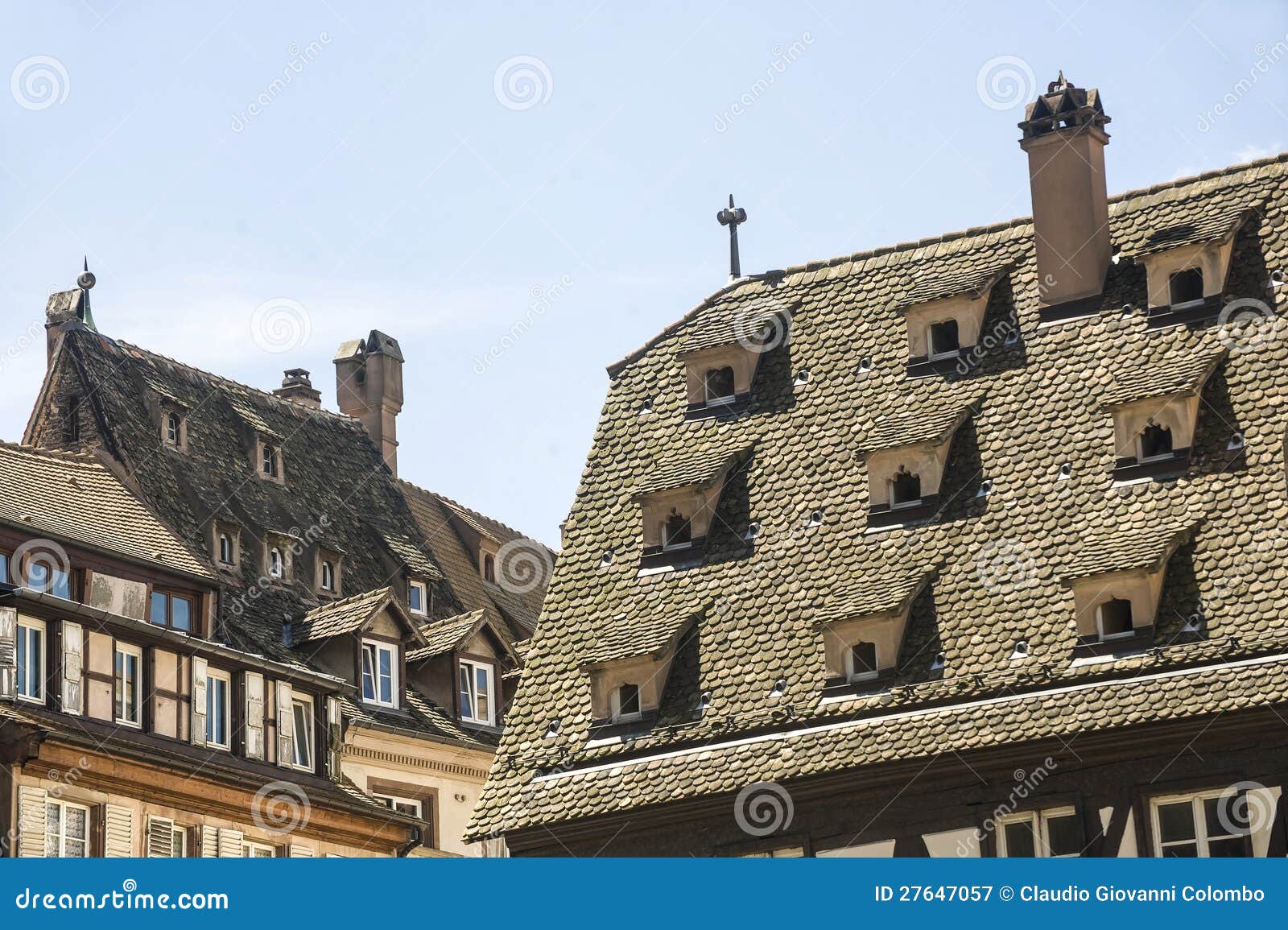 Strasbourg - Ancient Houses Stock Image - Image of building, medieval ...
