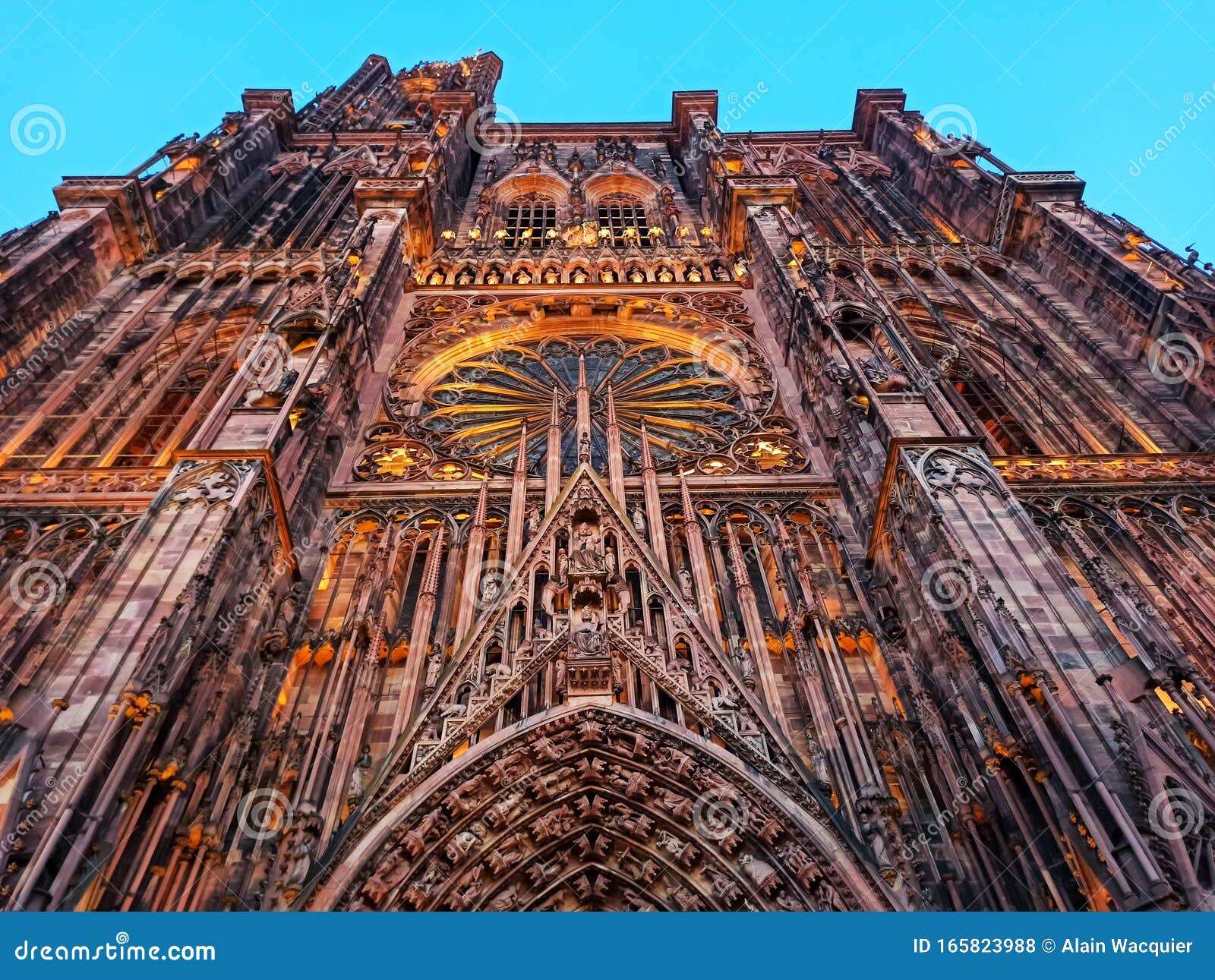 Strasbourg church stock photo. Image of religion, alsace - 165823988
