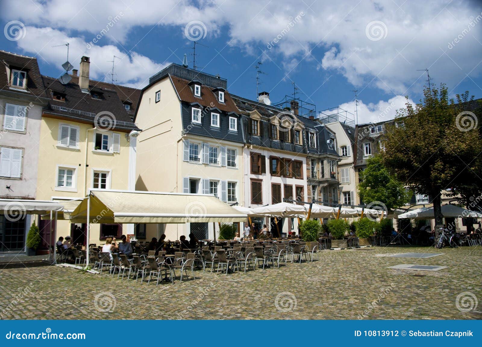 Strasbourg city square stock photo. Image of outside - 10813912